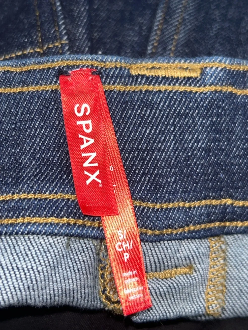 SPANX | Shorts | Spanx Dark Blue Denim Jean Shorts | Poshmark